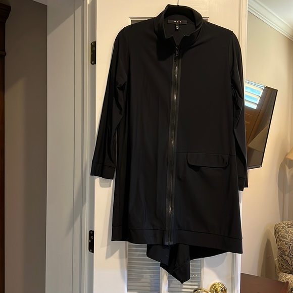 Jason | Jackets & Coats | Black Jason Jacket Pleaded In Back | Poshmark